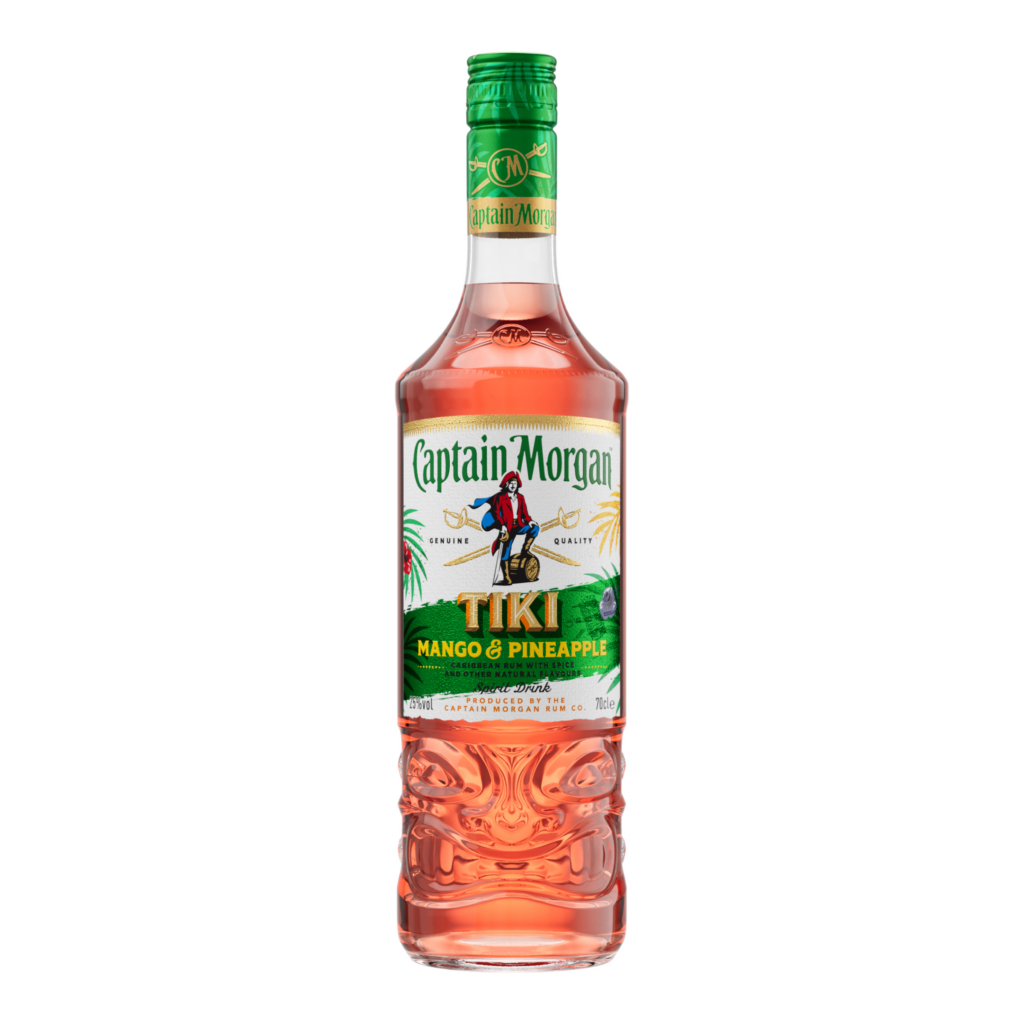CAPTAIN MORGAN Tiki Mango & Pineapple 0.7L spiritinis romo gėrimas - Prike