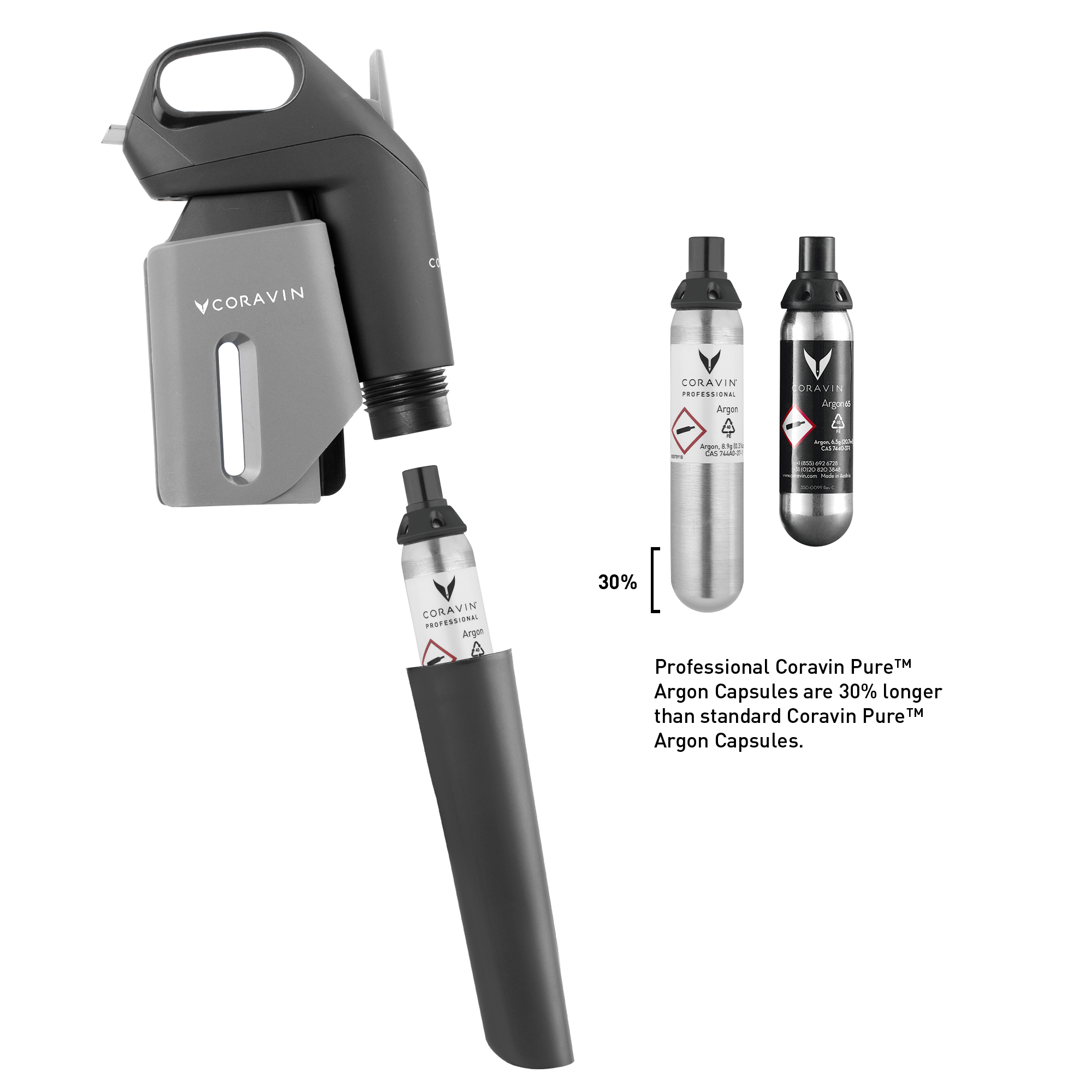 CORAVIN "Model 3 Professional Basic Wine Preservation" rinkinys - Prike