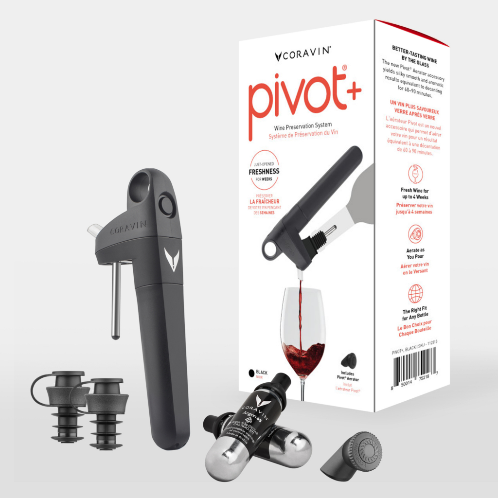CORAVIN "Pivot+ Wine Preservation System" rinkinys - Prike