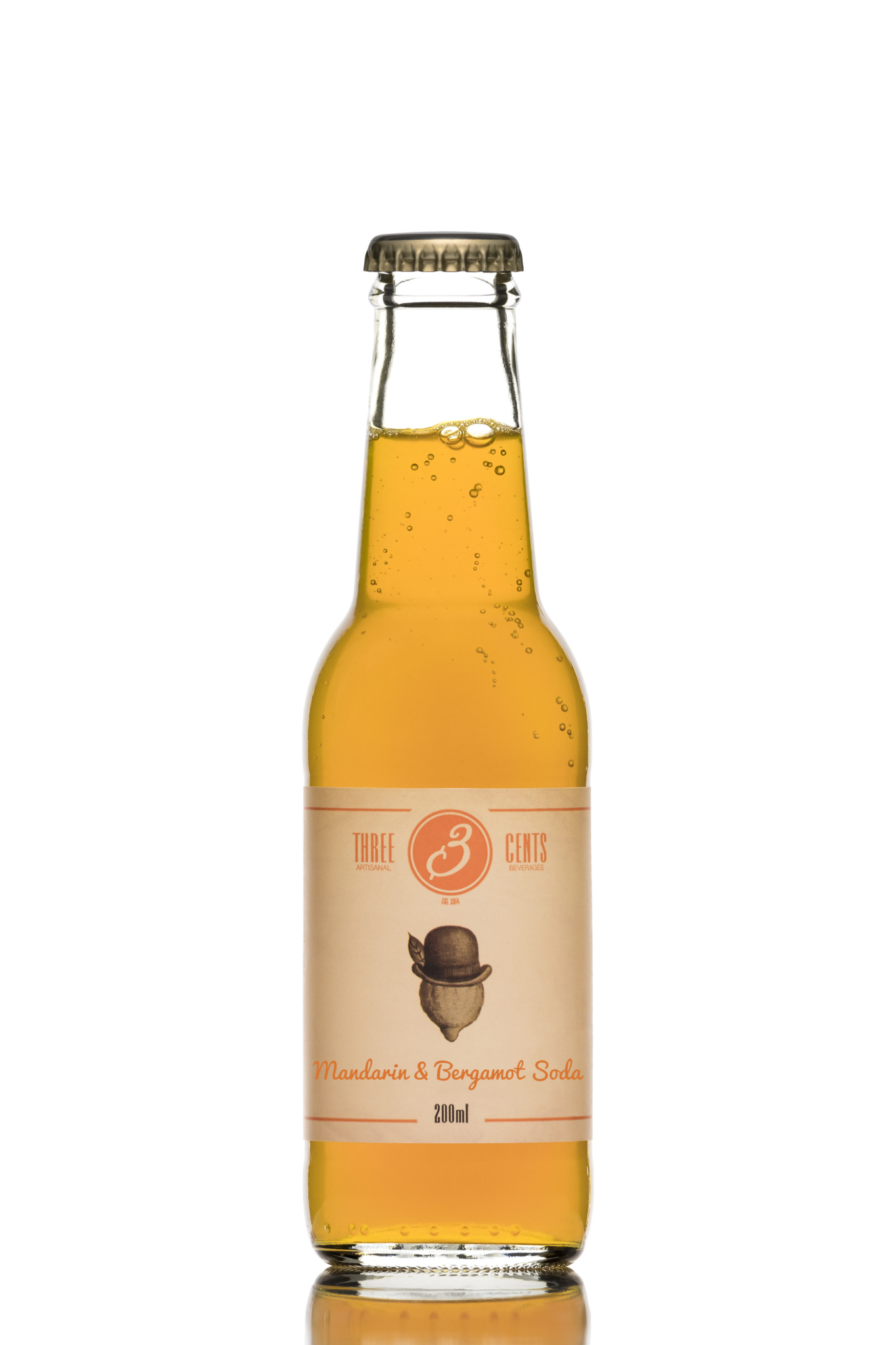THREE CENTS Mandarin & Bergamot Soda limonadas - Prike